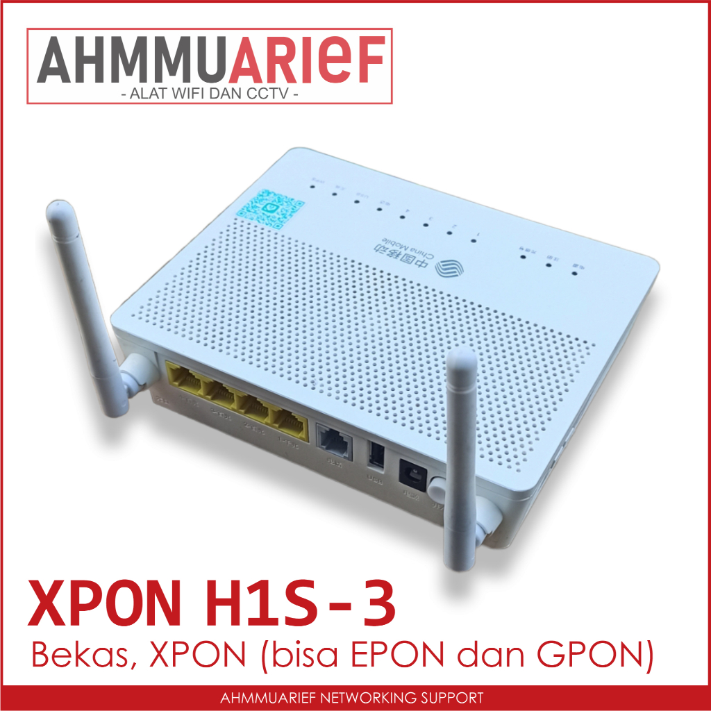 Onu ONT XPON H1S-3 WIRELESS ACCESSORIES POINT CAN EPON OR GPON | Shopee ...