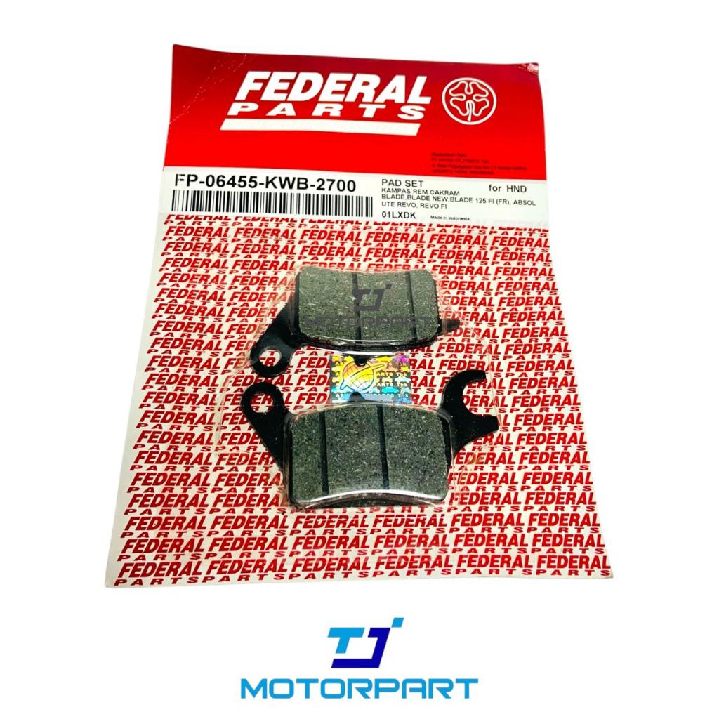 FEDERAL Front Brake Pads Disc Blade, Blade New, Blade 125 Fi, Revo ...