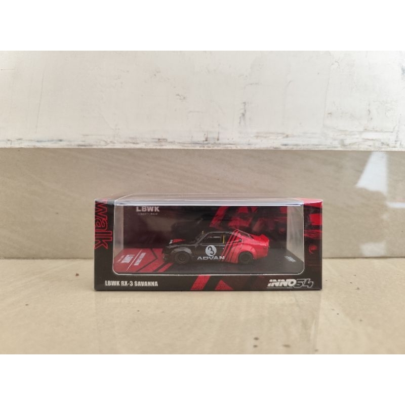 In64-lbwkrx3-02 - Inno64 LBWK Rx3 Savana "Advan Livery" Racing Car Toy ...