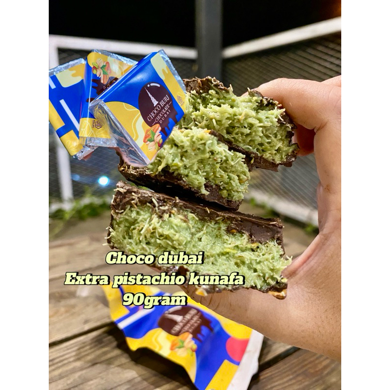 12.12 extra pistachio kunafa] choco dubai kunafa original 90gr | Shopee ...