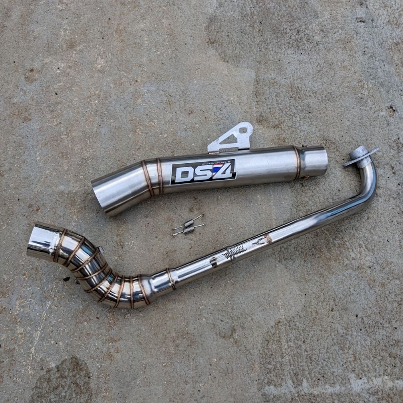 Ds4 Open Spec pipe exhaust Canister tube type 51mm for Wave 100 110 125 ...