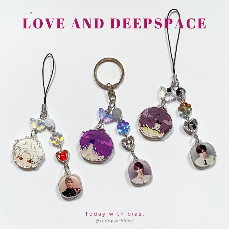 HP GANTUNGAN Love and Deepspace - Phone strap Keychain | Keychains and ...