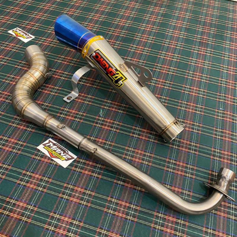 Open pipe daeng sai4 for wave 100/125 xrm 100/125 smash 115 Mio sporty ...