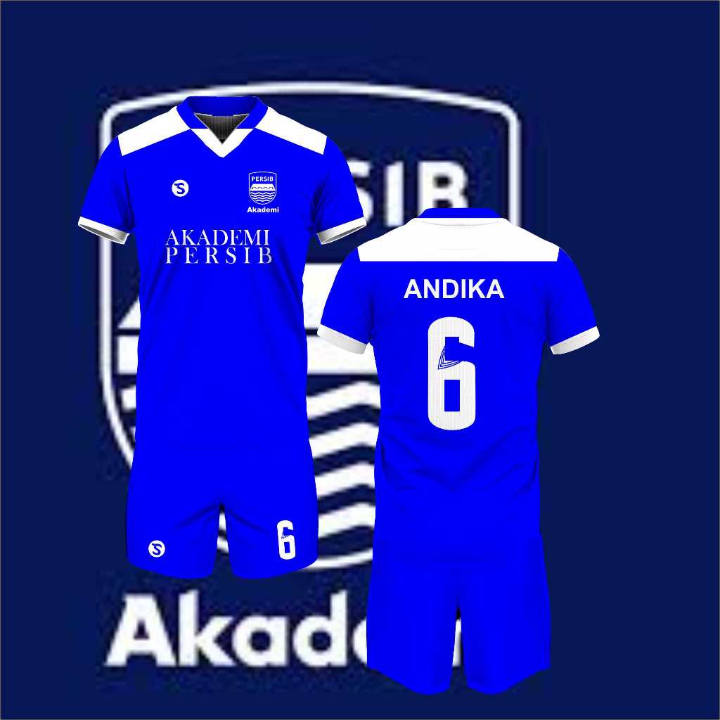 Academi PERSIB TRAINING JERSEY FREE COSTUME NAMESET | Shopee Philippines