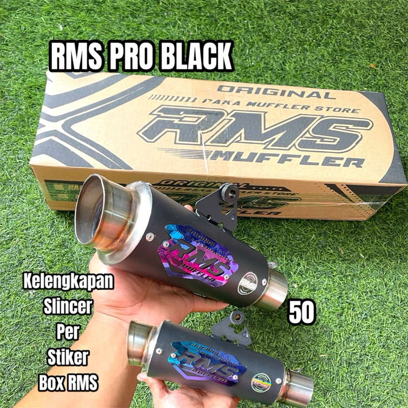 Slincer rms pro black p20cm Inlet 50 twotone emblem free box | Shopee Philippines
