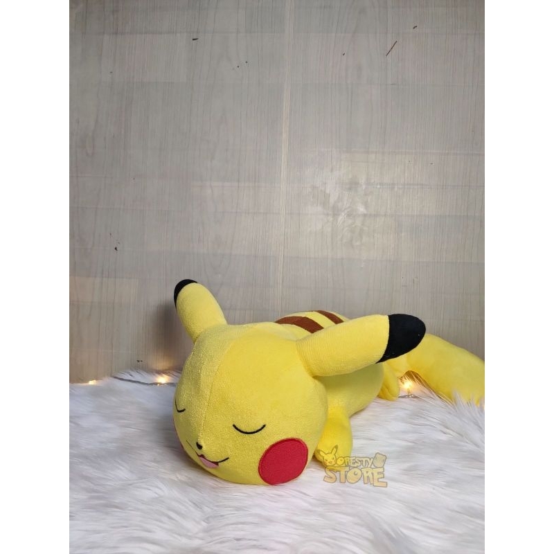 Pokemon Doll Pikachu Pokemon Anytime Calm Night Ichiban Kuji - Bandai ...