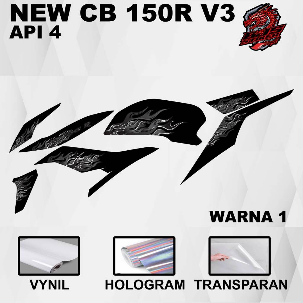 MESIN Cb150r V3 new cb 150 r 2021 stickers - CB150R StreetFire Decal ...