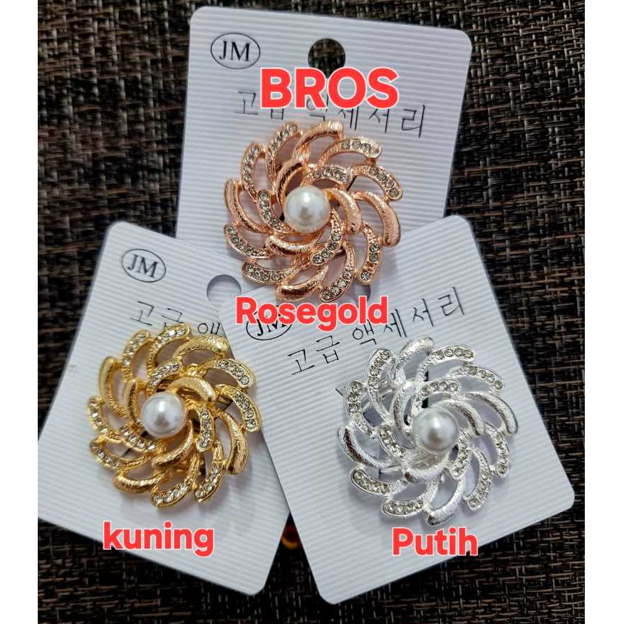 BUTTERFLY MOTIF HIJAB RING windmill white pearl Korean hijab ring hijab ...