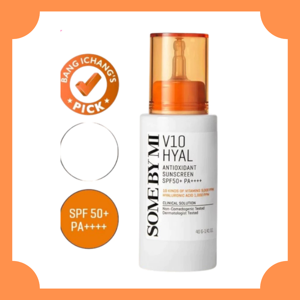 Some By Mi V10 Hyal Antioxidant Sunscreen SPF 50+ PA++++ 40g/Sunscreen ...