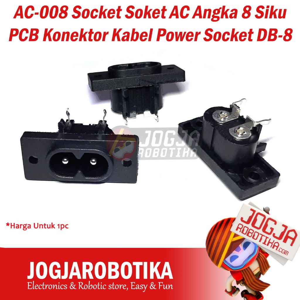 SIKU Ac-008 Socket AC Socket Number 8 Female Elbow PCB Power Socket ...
