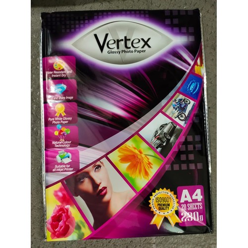 Vertex brand photo paper uk.A4 | Shopee Philippines