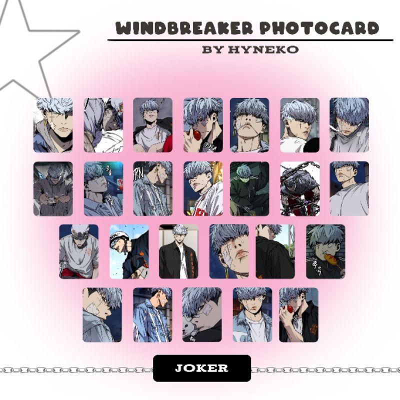 Manhwa windbreaker photocard (25 pcs) | Shopee Philippines