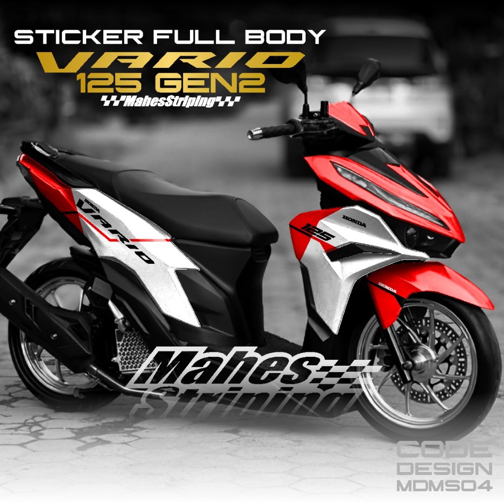 Mahes Striping - Decal Sticker Vario 125 New Gen 2 2023 Latest Full ...