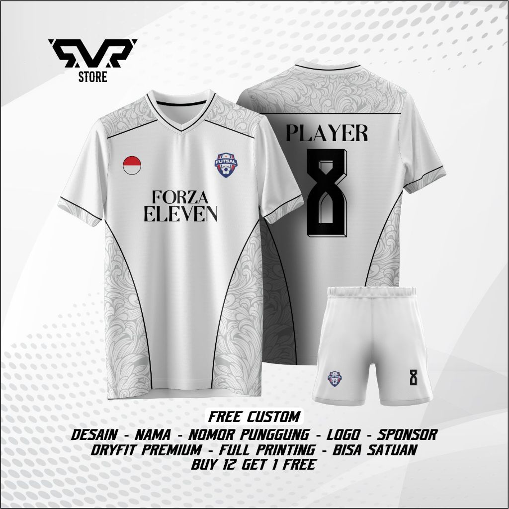 Futsal / Football Jerseys Can Be Single, Free Design, Name, Logo and ...