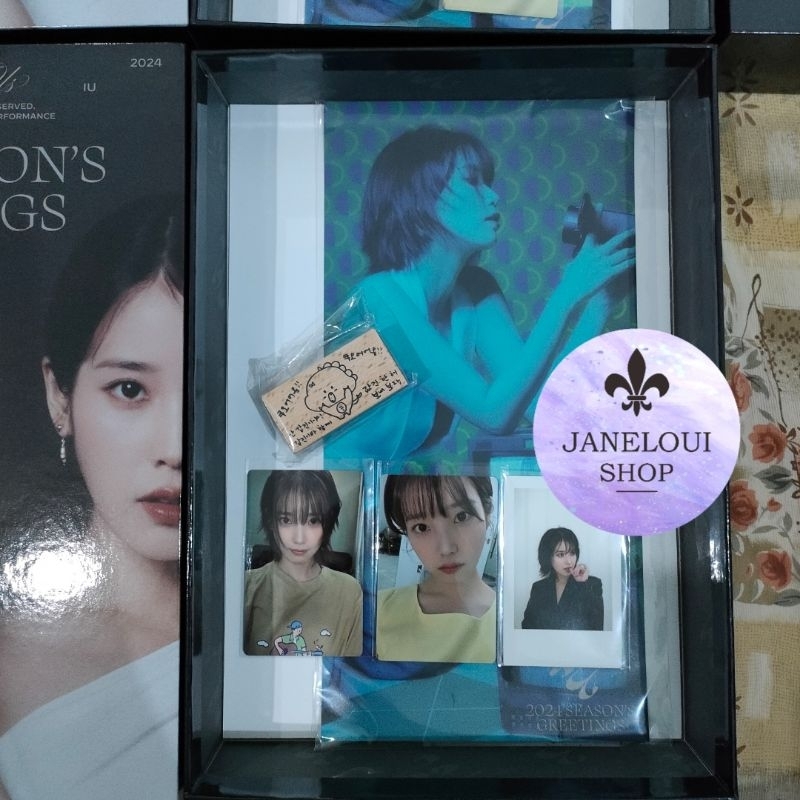 IU 2024 Season's Greetings OFFICIAL PC Photocard / Box Poster Uaena ...