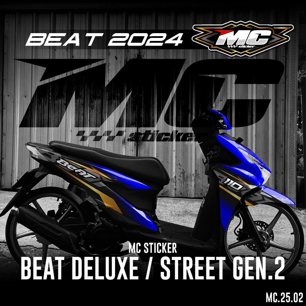 Decal Sticker Beat Deluxe Street New 2024 Full Body Sticker ...