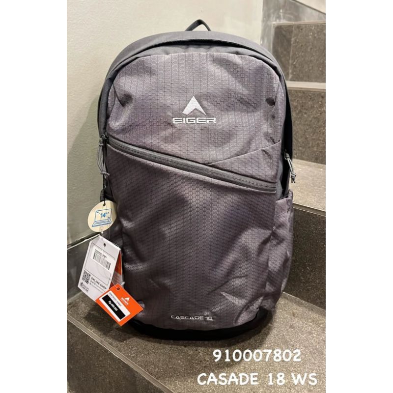 Cascade BACKPACK 18L LAPTOP BACKPACK GRAY | Shopee Philippines