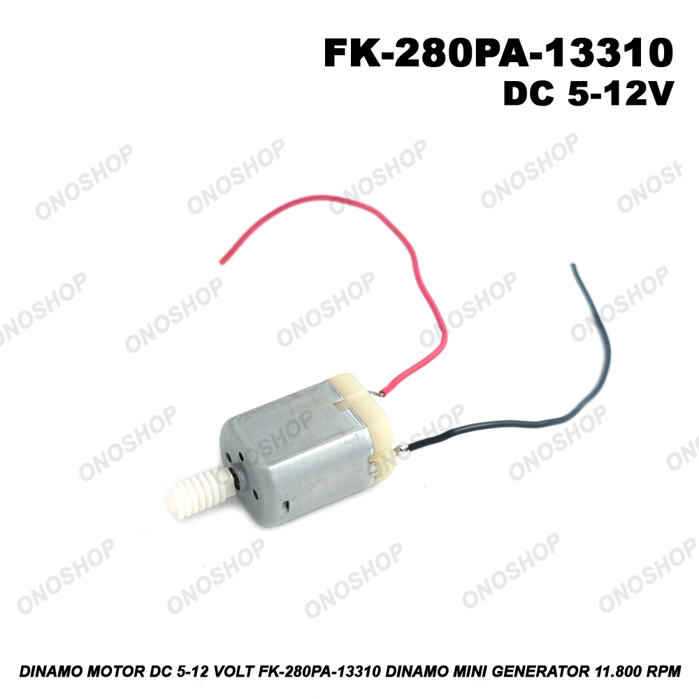 Dc Motor Dynamo 5-12 Volt FK-280PA-13310 Mini Generator Dynamo 11.800 ...
