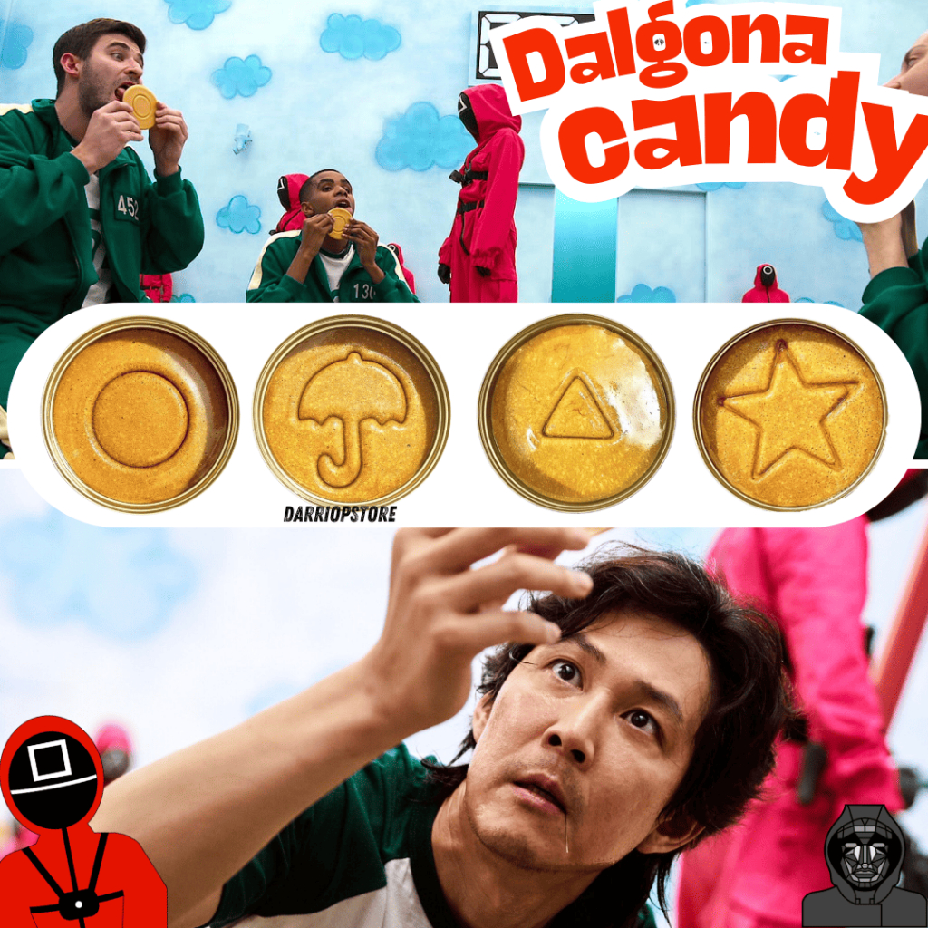Dalgona Candy Squid Game Korean Candy Honeycomb SQUIDGAME Viral | Shopee Philippines