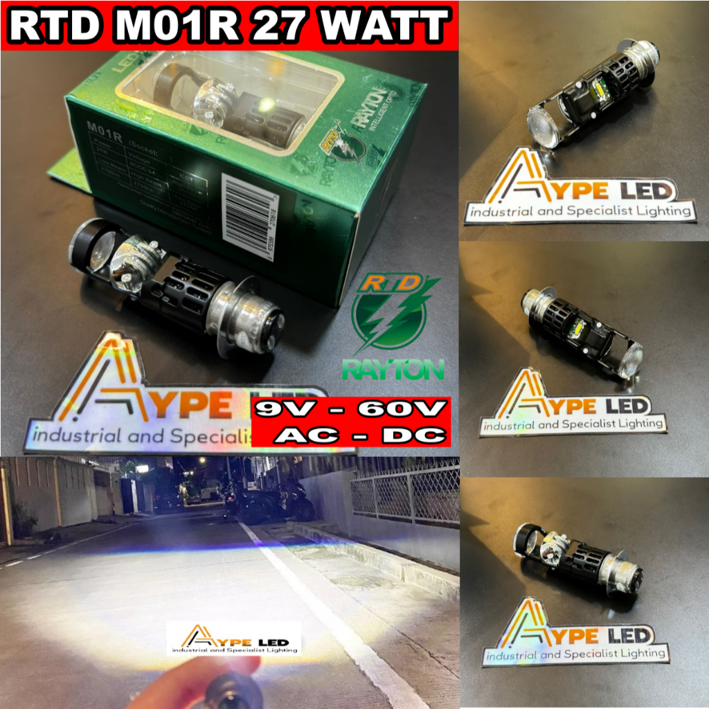 Original LED LAMP H6 M01R TYPE B AND A RTD RAYTON CAHAYA BILED UTAMA ...