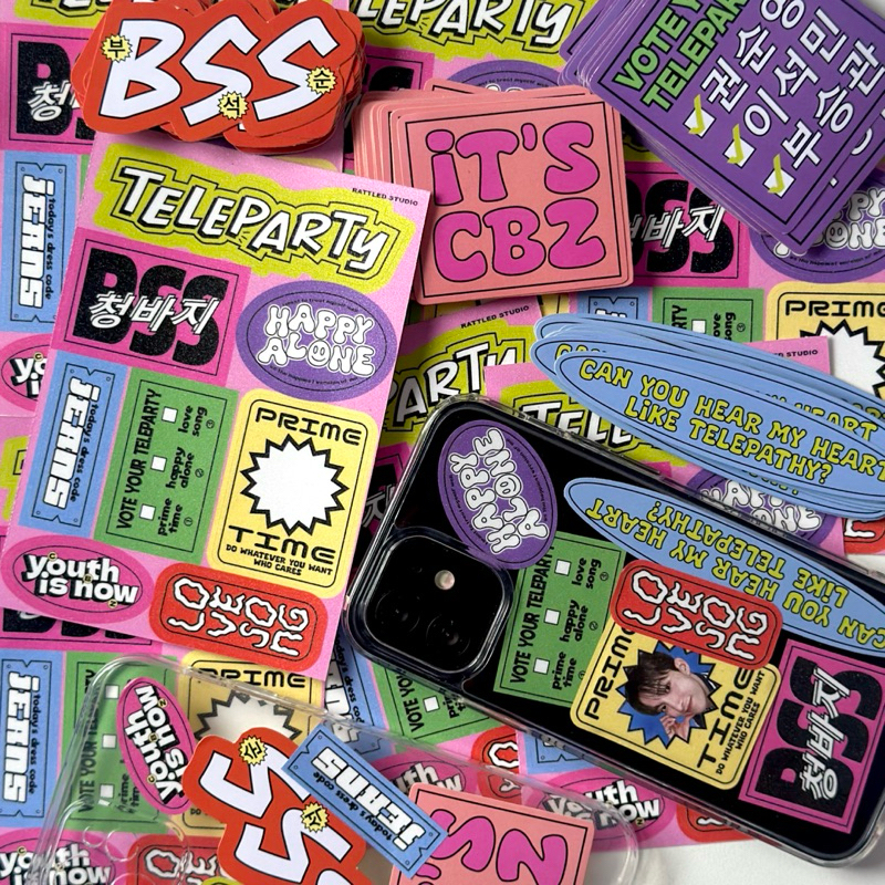 Teleparty BSS SEVENTEEEN FANMADE PHOTO STICKER by RATTLED STUDIO ...