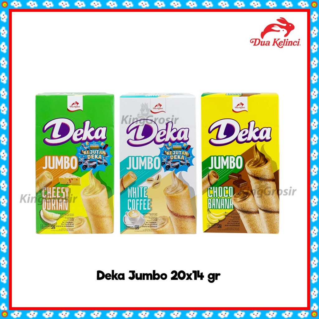 Deka Wafer Roll Jumbo 20x14gr / Deka Roll Jumbo | Shopee Philippines