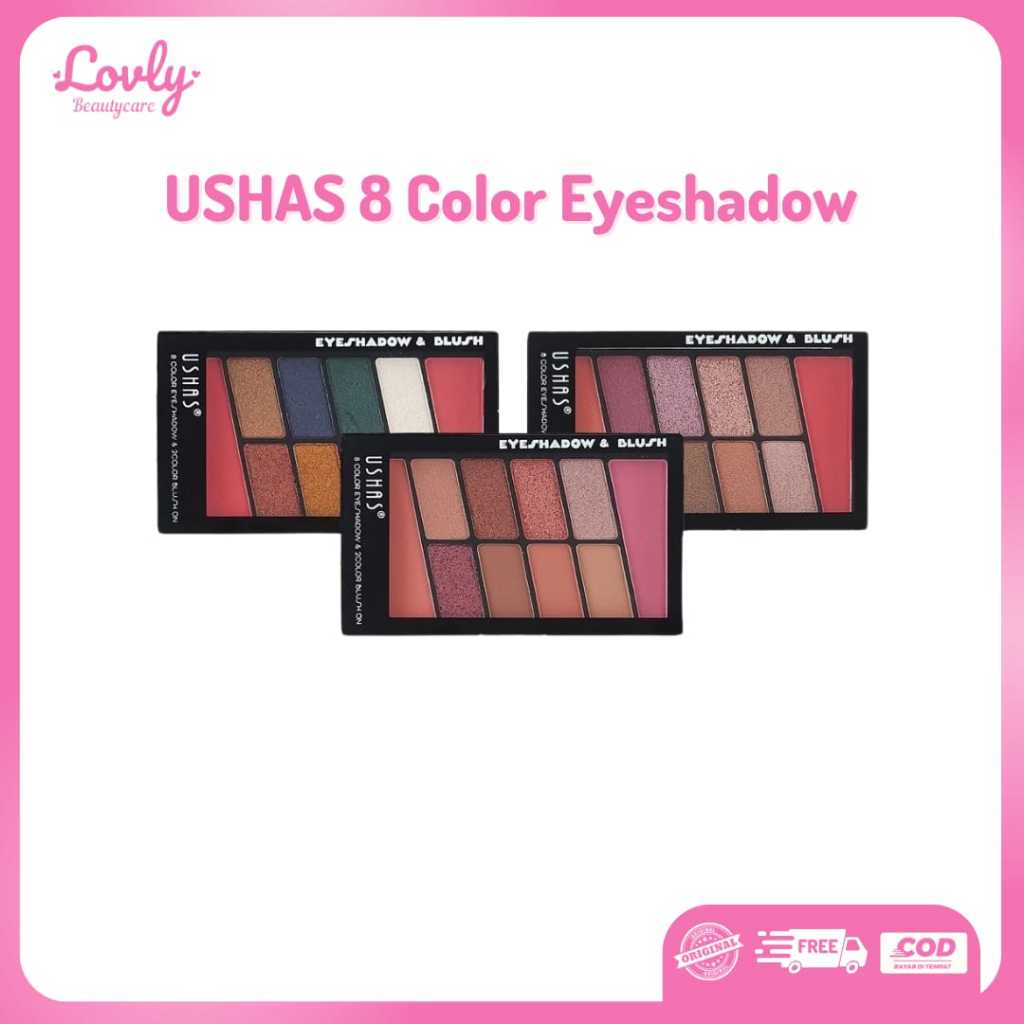 MATA Ushas ES2866 8 COLOR EYESHADOW & 2 COLOR BLUSH ON 11.4 GRAM (EYE ...