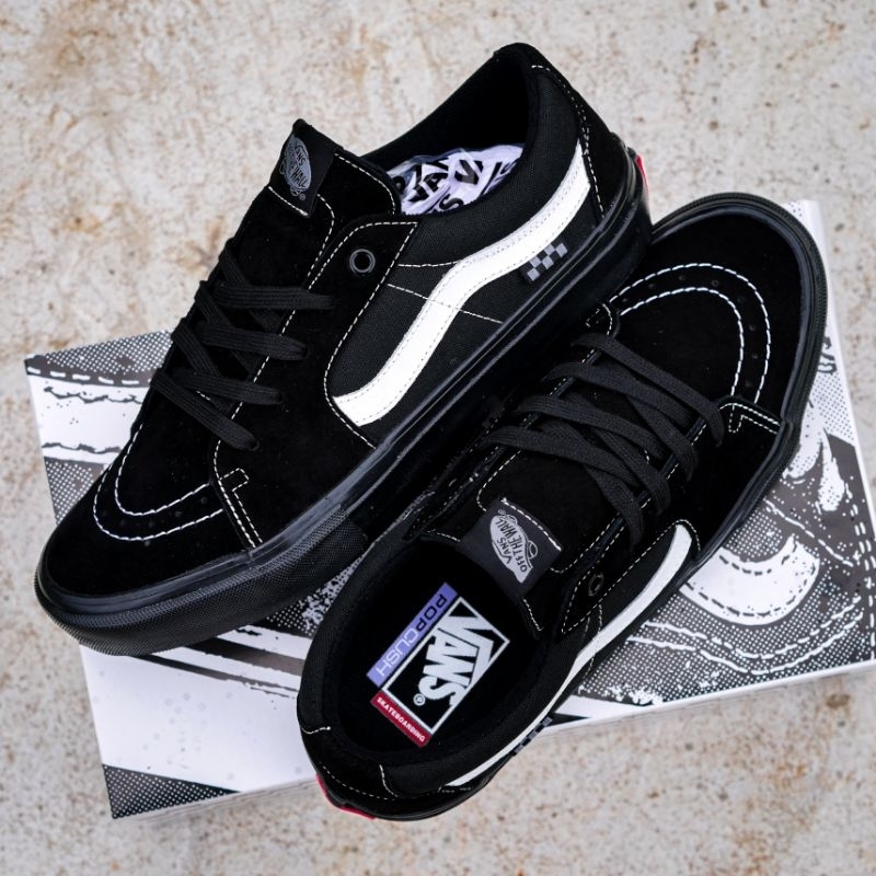 Vans SK8 LOW SKATE PRO BLACK MARSHMALLOW ORIGINAL | Shopee Philippines