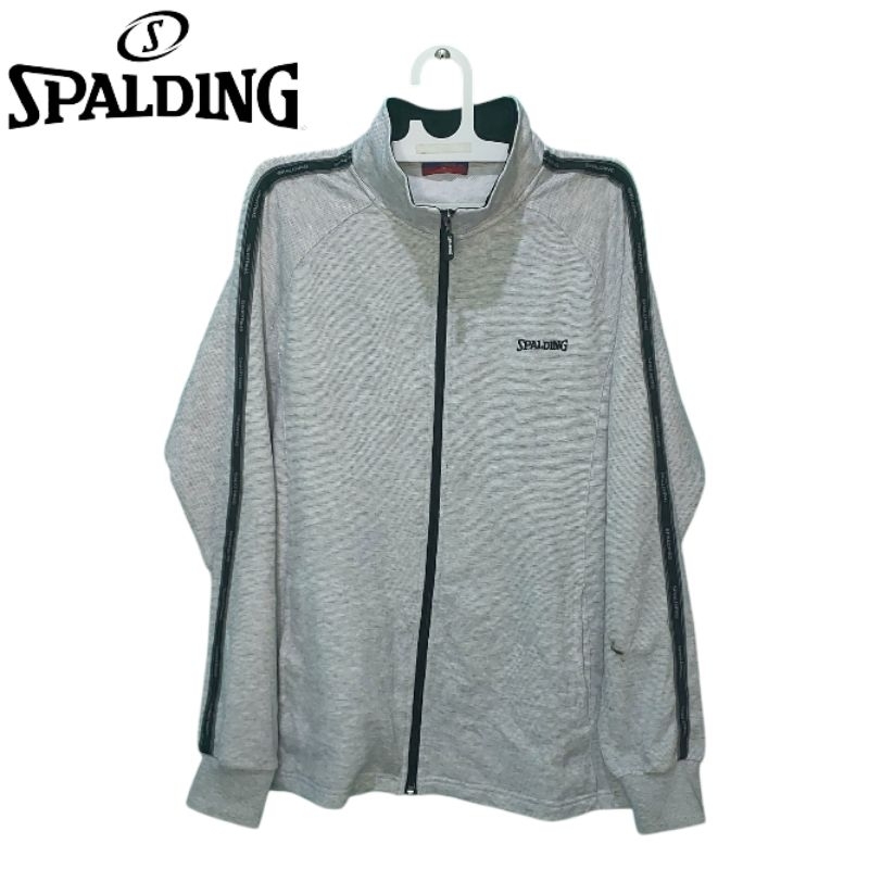 SPALDING Tracktop JACKET SPELL OUT THRIFT | Shopee Philippines