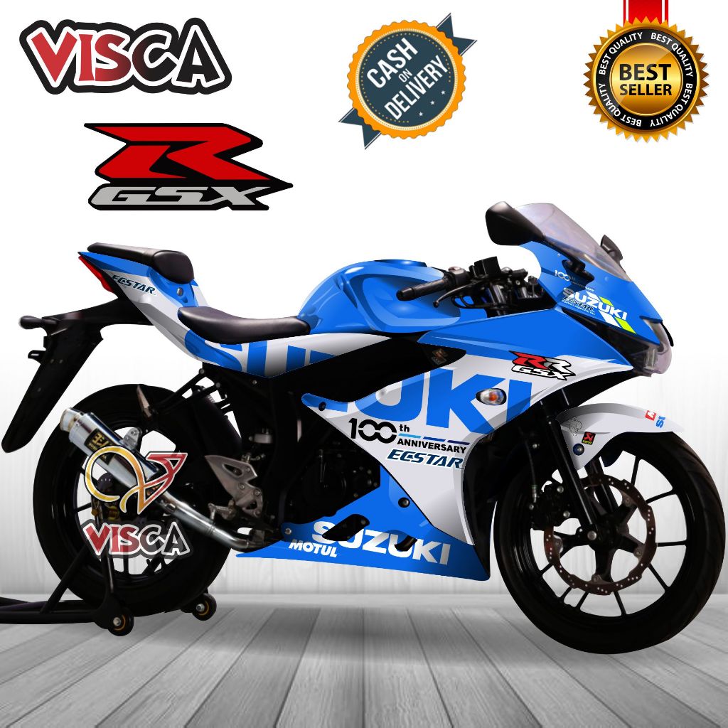 Gsx R150 Full Body Decal / GSX R 150 Fullbody Striping / GSX R Full ...