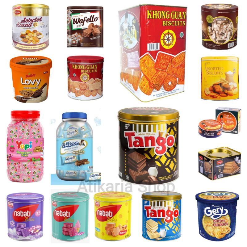 Various CANNED EID Snack BISCUITS PART 3 | Shopee Philippines