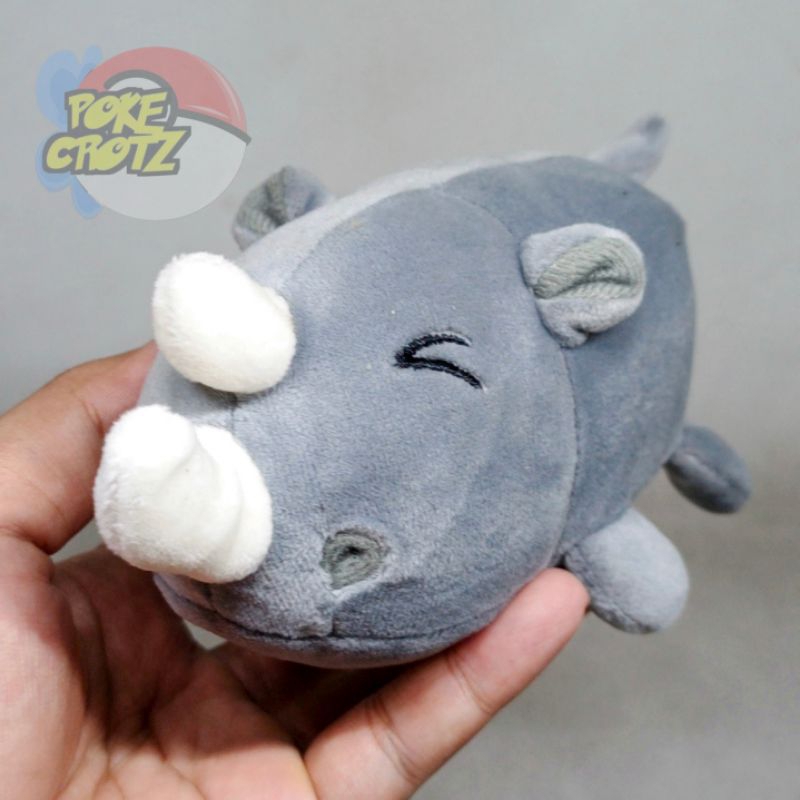 Rhino rhino keychain timezone plush rhinoceros doll 16cm | Shopee ...