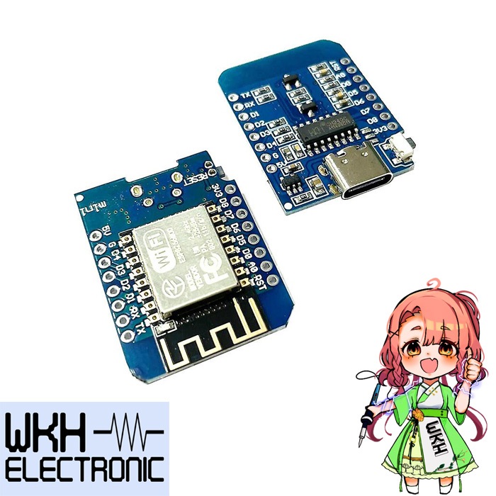 Wemos D1 MINI TYPE C NODEMCU 4MB LUA WIFI IOT INTERNET ESP8266 ESP-12 E ...