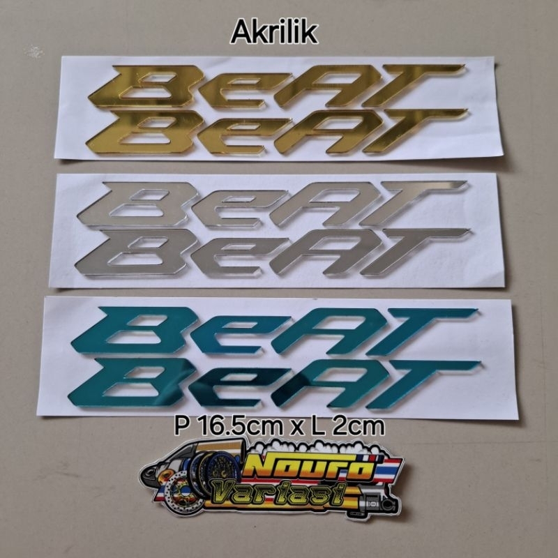 Honda Beat Emblem acrylic embossed logo | Shopee Philippines