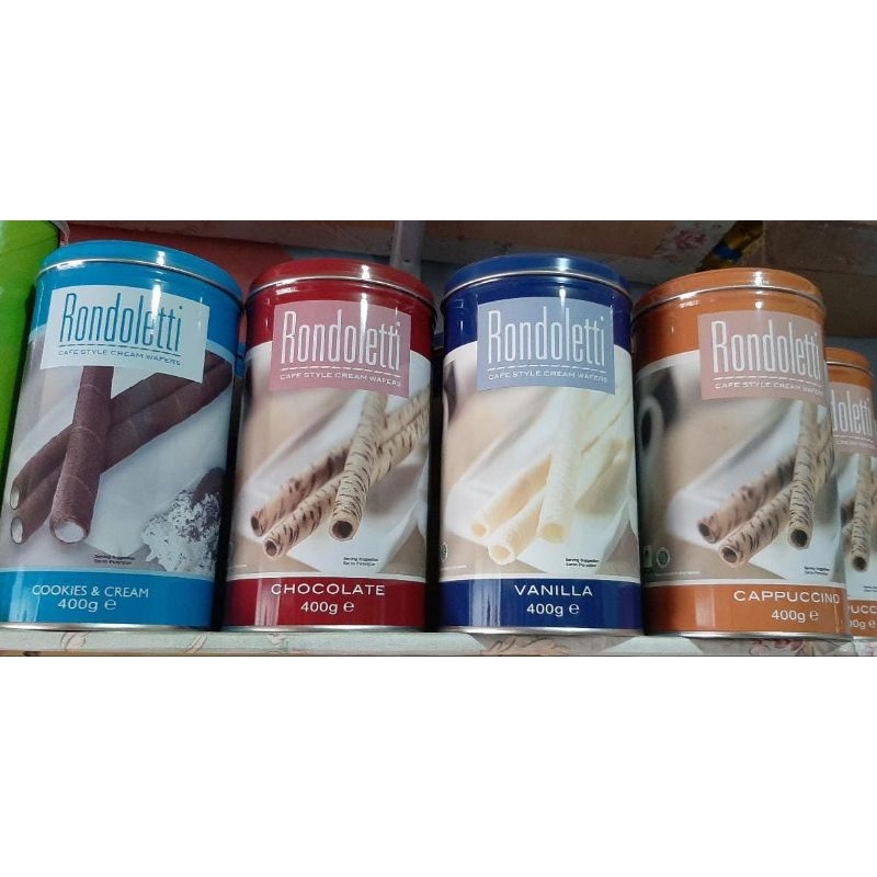 Rondoletti Wafer Roll Astor Chocolate Cappuccino Vanilla Cookies ...