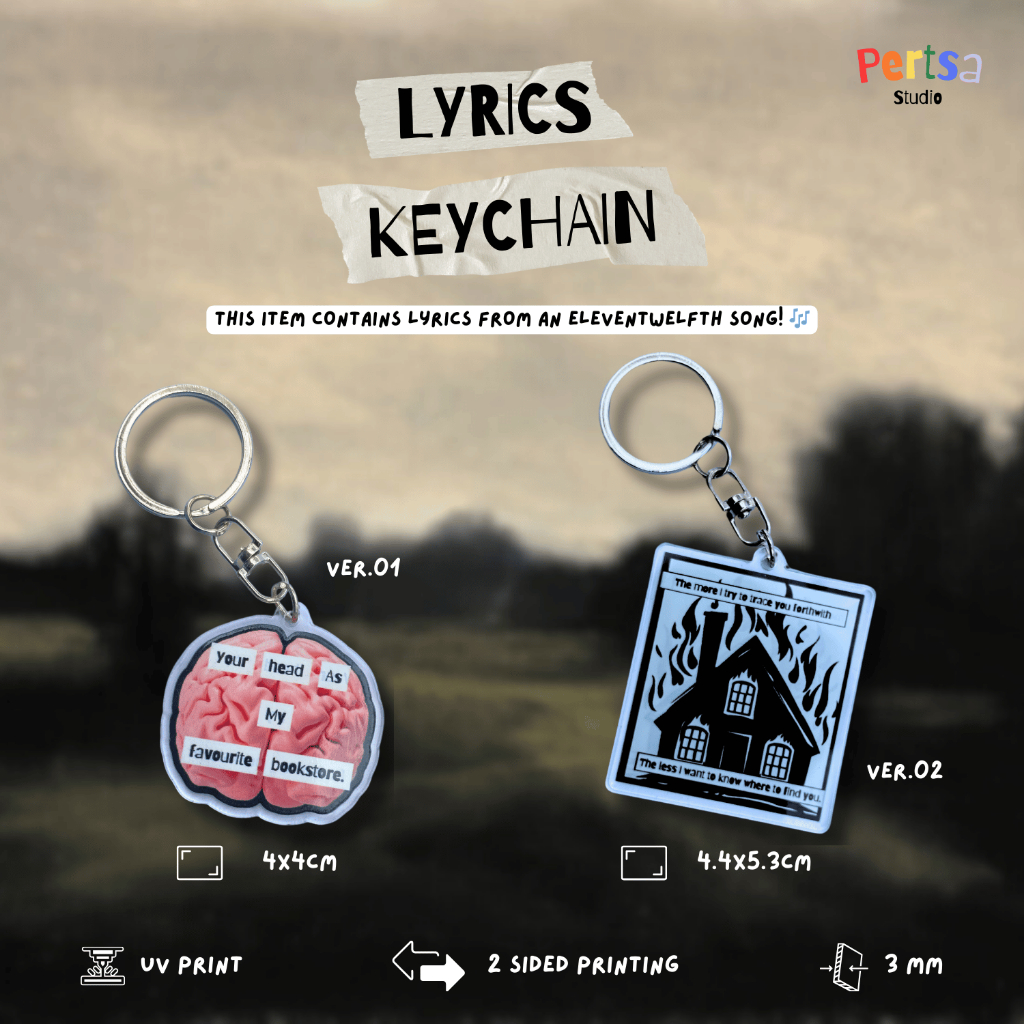 Eleventwelfth Keychain 2 sides (Fanmade) | Shopee Philippines