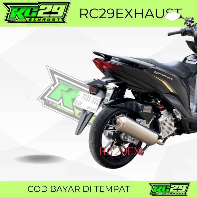 Standard Racing Tube Exhaust Vario beat Vario Mio Genio Fino scopy NMAX ...