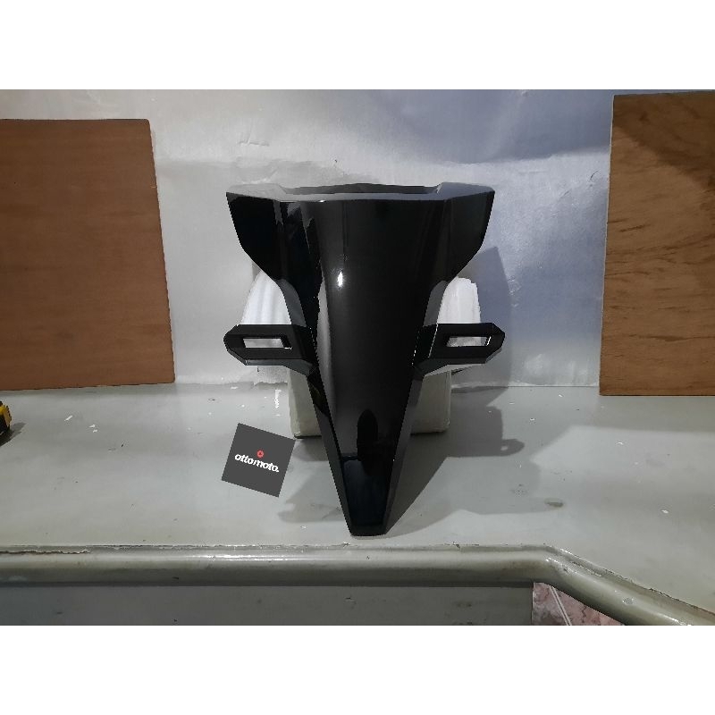 HITAM Black TOP NUMBER PLATE TIE SHIELD NEW VARIO 125 150 FI LED ESP ...