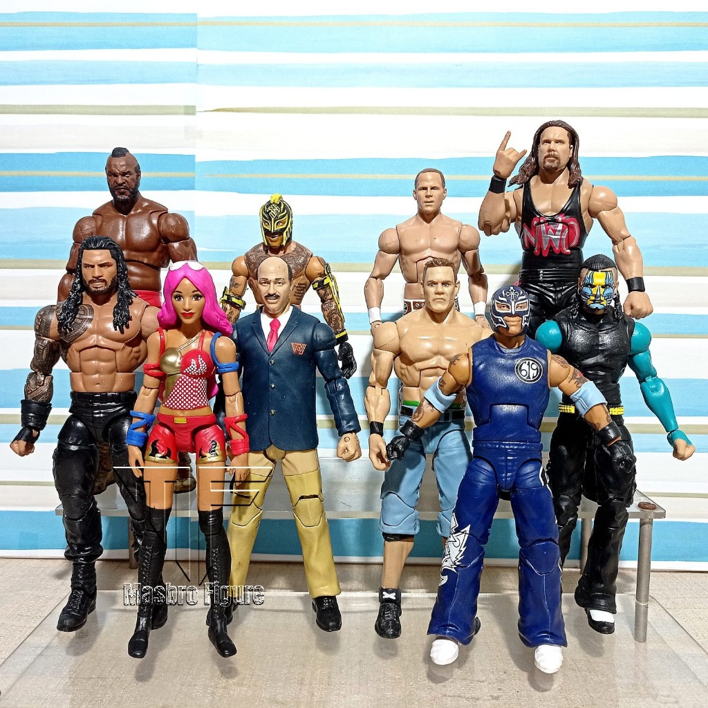 WWE Wrestling ALL STAR Action figure - JOHN CENA - THE ROCK Mattel | Shopee Philippines