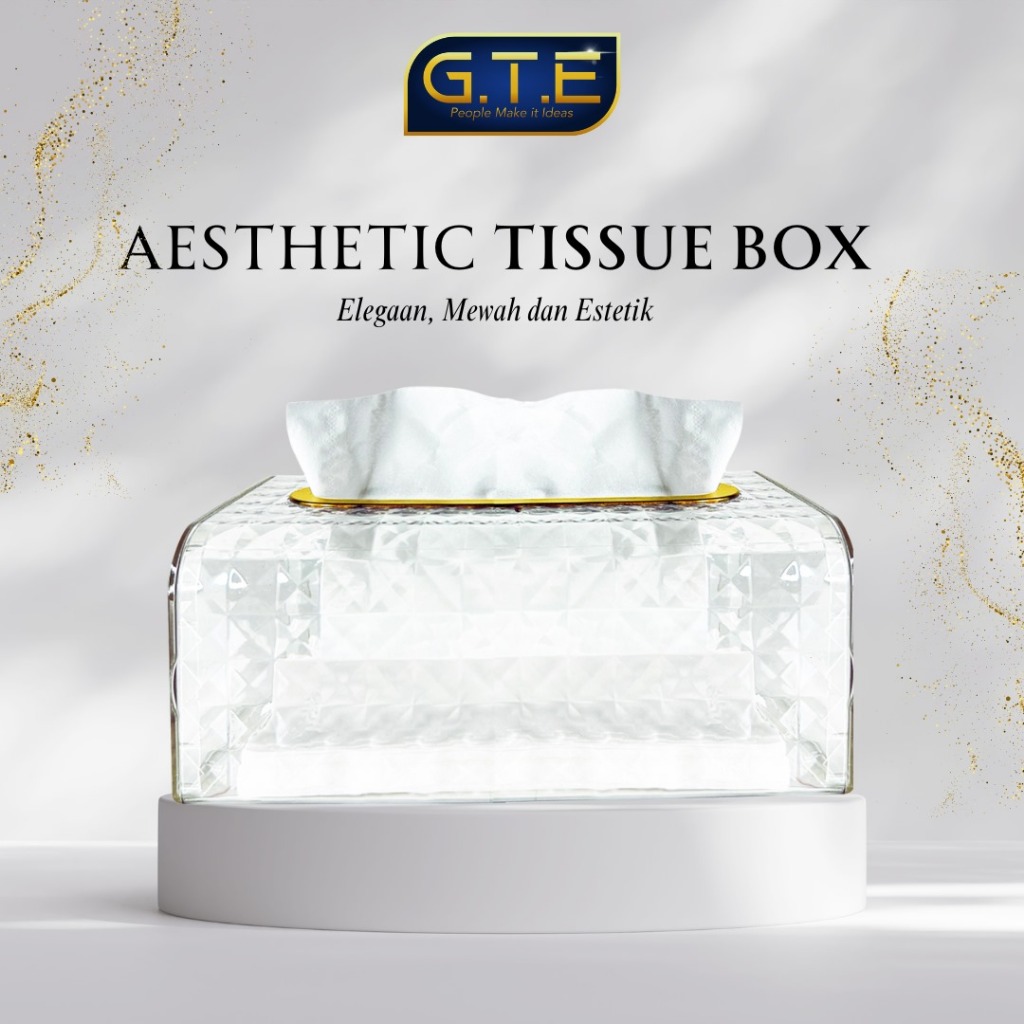 Gte | Aesthetic Acrylic Tissue Box Tissue Holder | Aesthetic Tissue ...