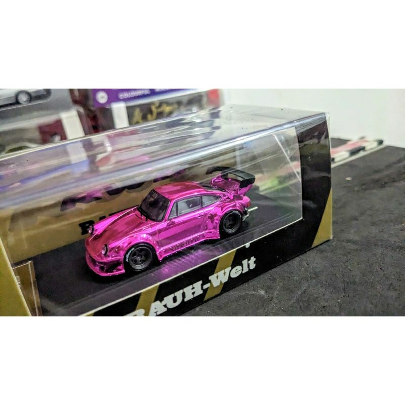 Diecast Star Model Porsche RWB 930 GT Chrome Sakura Pink Seal | Shopee ...