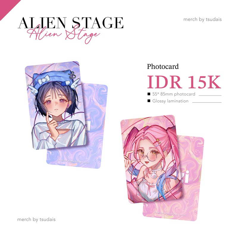 Alien STAGE PHOTOCARD BY TSUDAIS | Shopee Philippines