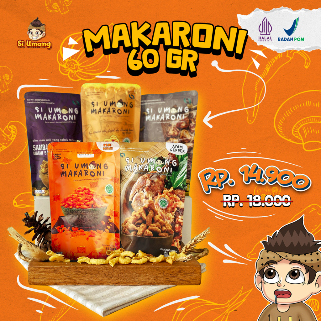 Si Umang Macaroni Snack 60g | Shopee Philippines