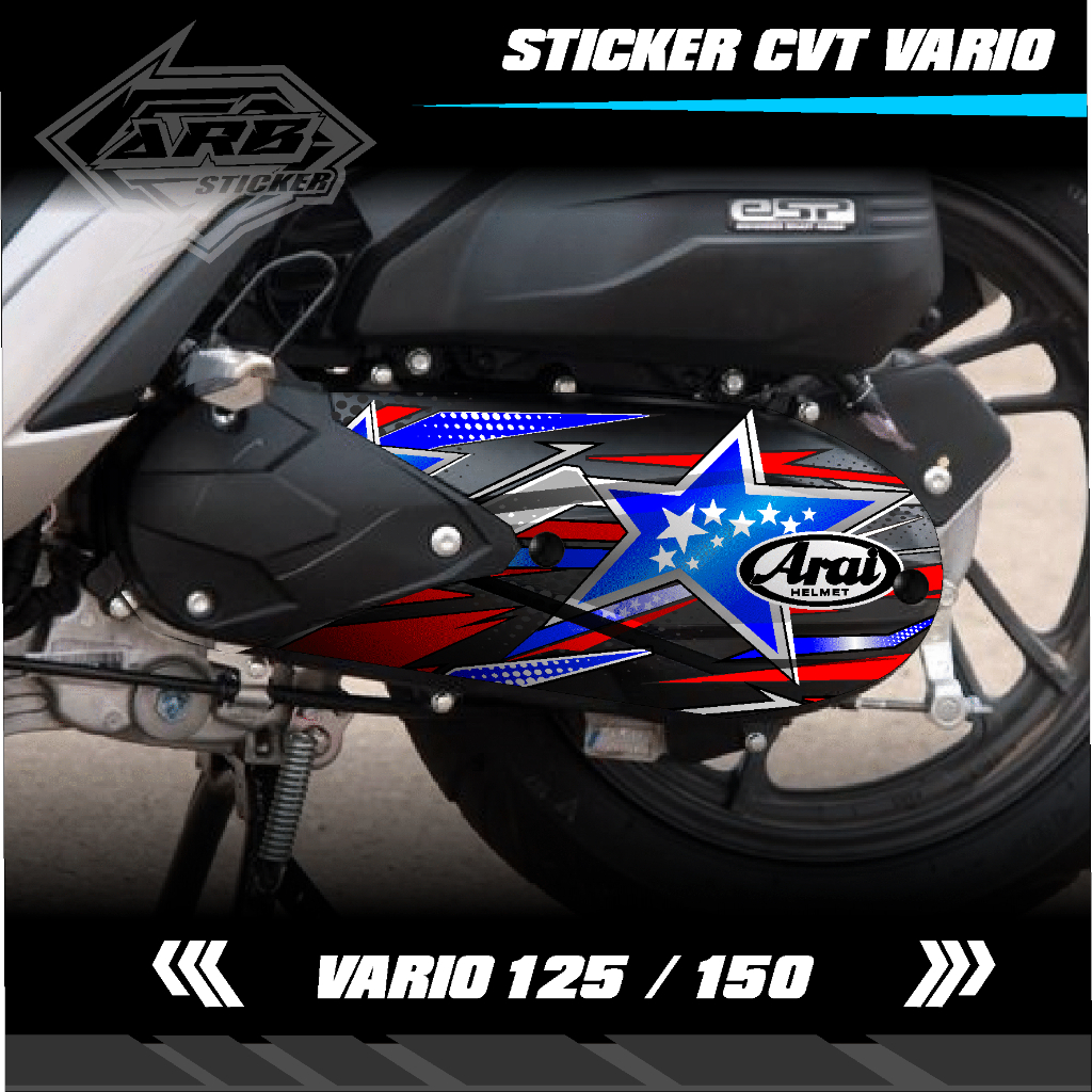 Cvt Sticker All Variant Motorcycle Livery ARAI Fire RX7 TRANSPARENT ...