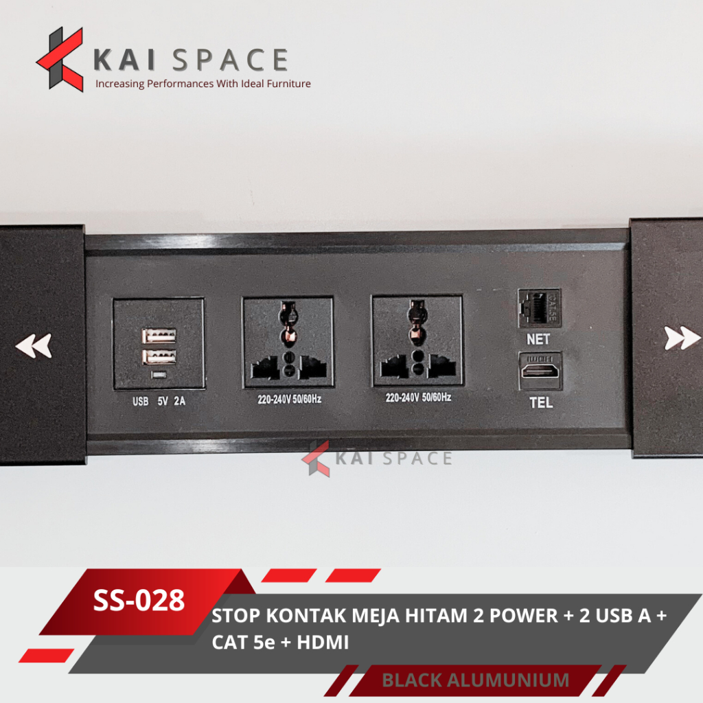 Sliding Socket Sliding Table Socket HDMI LAN USB | Shopee Philippines