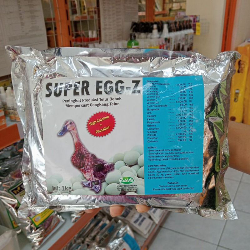 Super Egg-Z AllRaid 1kg Increases duck Egg production strengthens the ...