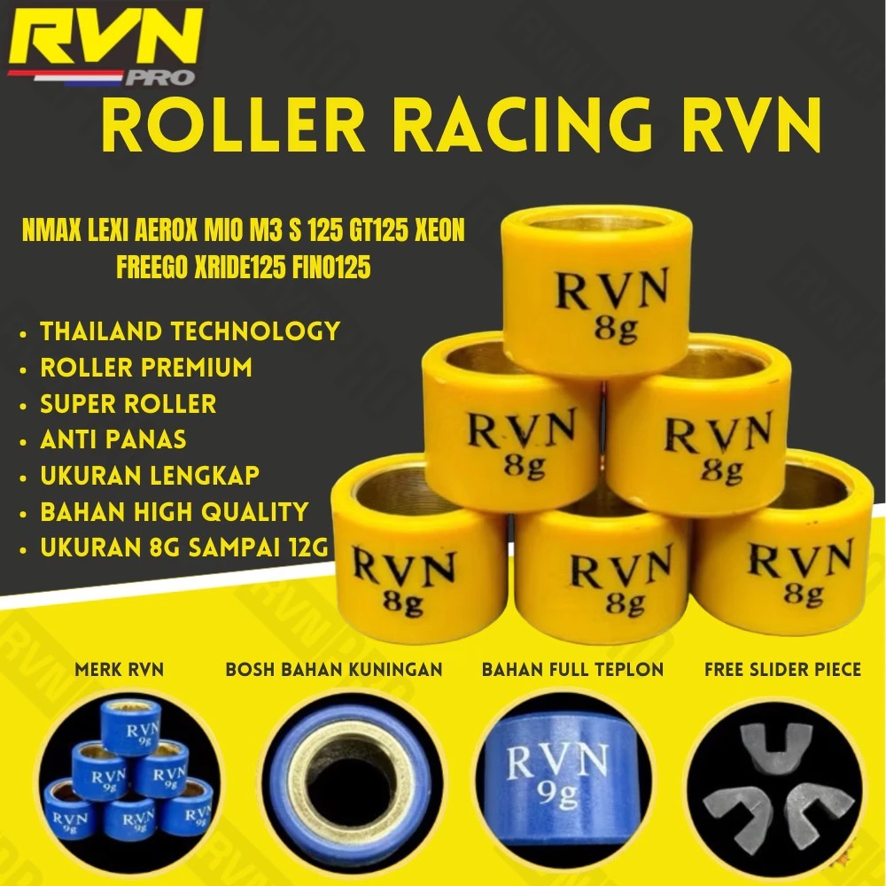 Free SLIDER Roller/ROLER racing RVN mio m3 fino 125 aerox nmax xeon gt ...