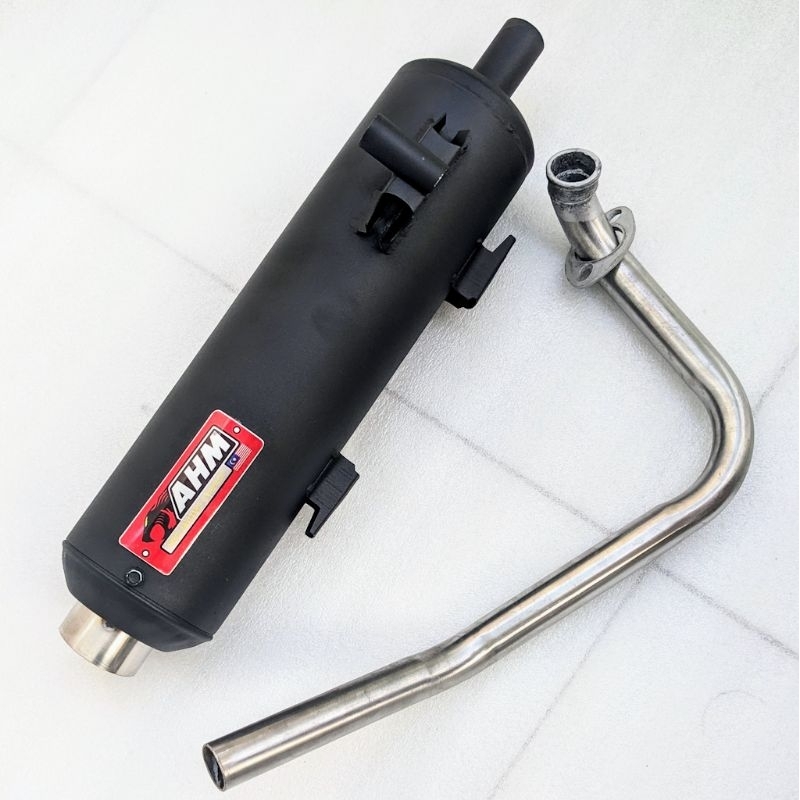 Ahm RED MUFFLER TAMBUTSO Chicken pipe MIO SPORTY MIO SOULTY MIO I125 ...
