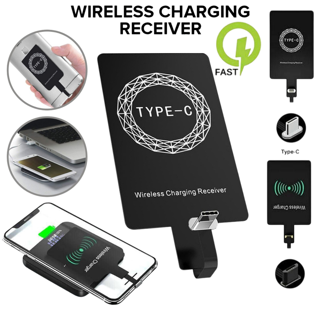 Usb Type C Phone Adapter Wireless Charging Adapter Type C Wireless ...