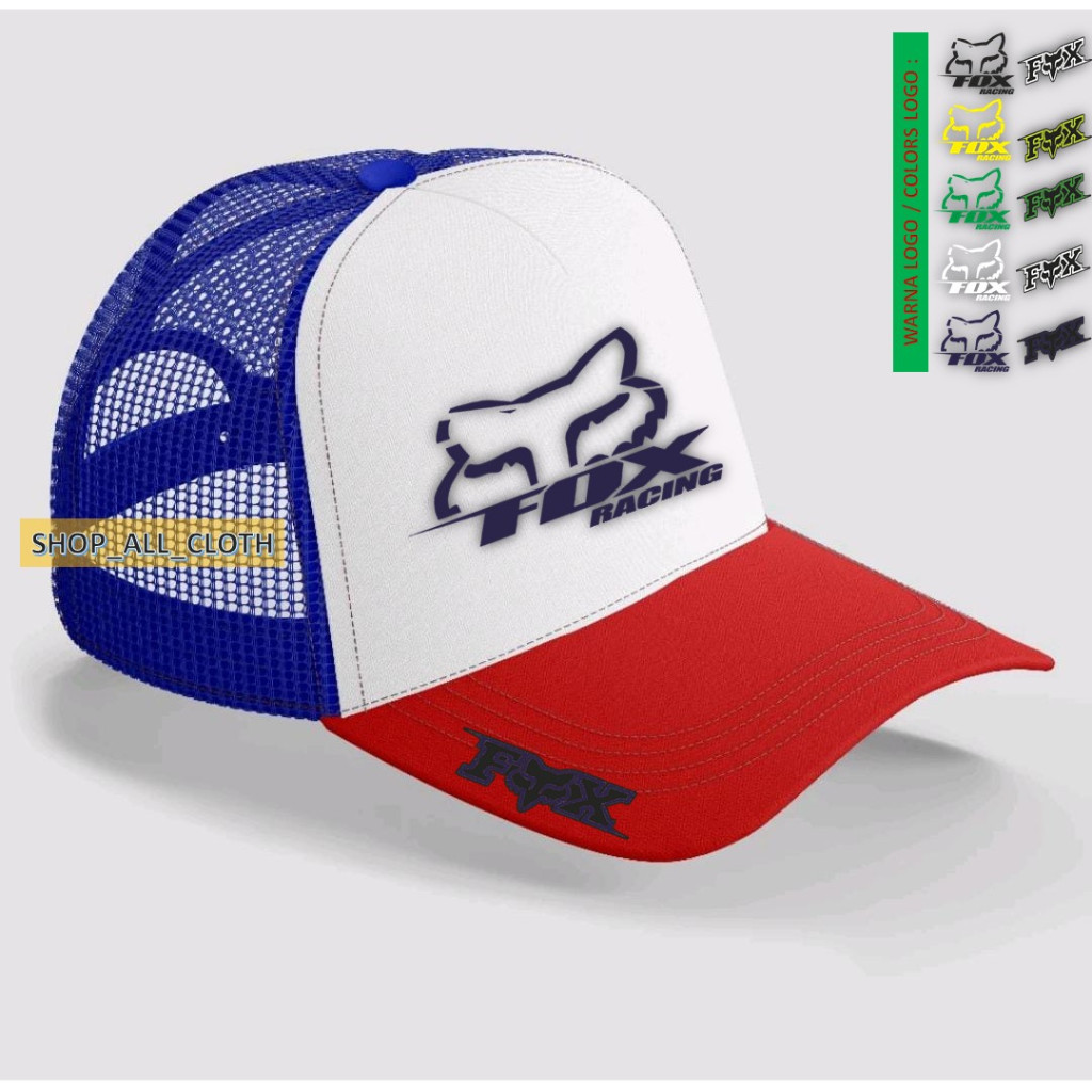 Fox racing hats for men, women, teenagers, adults, all sizes | Shopee ...